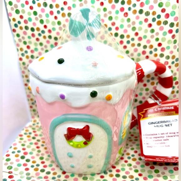 Mr. Christmas | Holiday | Mr Christmas Pink Gingerbread House With Snow ...